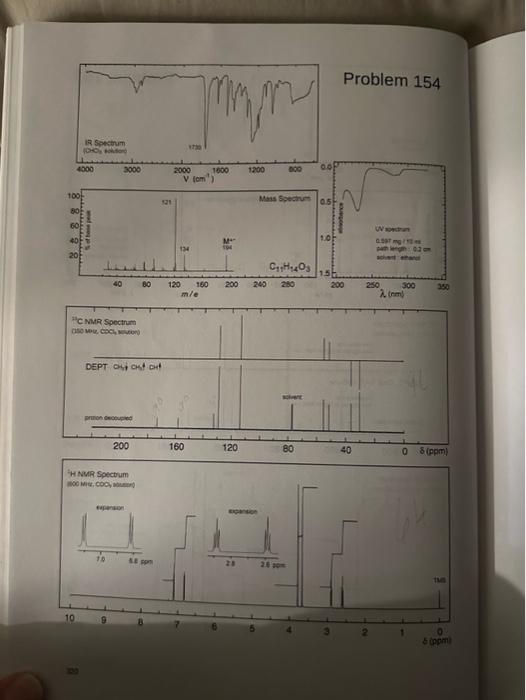 Solved Find the organic structure from spectra for c11h14o3 | Chegg.com