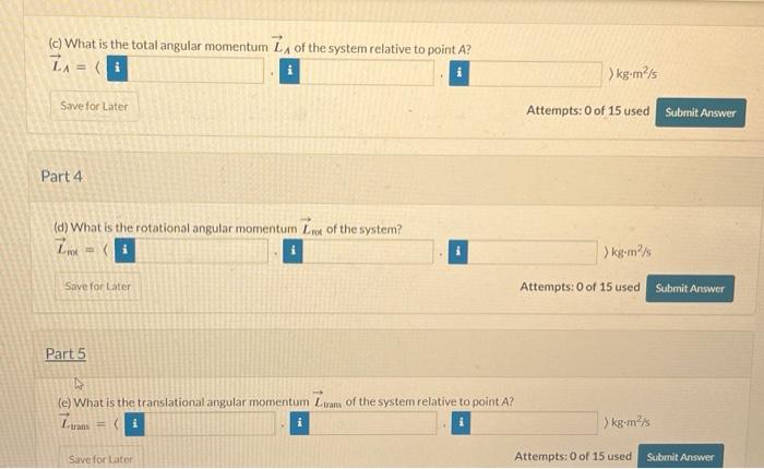 Solved In the figure two small objects each of mass m=0.240 | Chegg.com