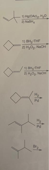 Solved Predict the major product for each of the following | Chegg.com