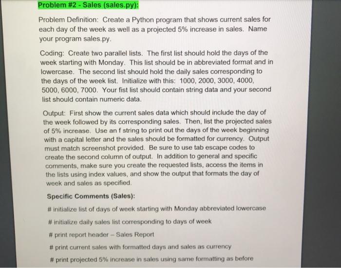Solved Hello could help solve this program for my python | Chegg.com