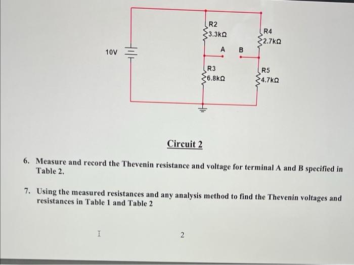 Solved LAB procedure: 1. Measure and record the resistances | Chegg.com