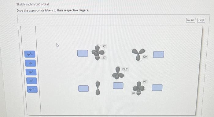 Solved Sketch each hybrid orbital Drag the appropriate | Chegg.com Solved Sketch each hybrid orbital Drag the appropriate | Chegg.com