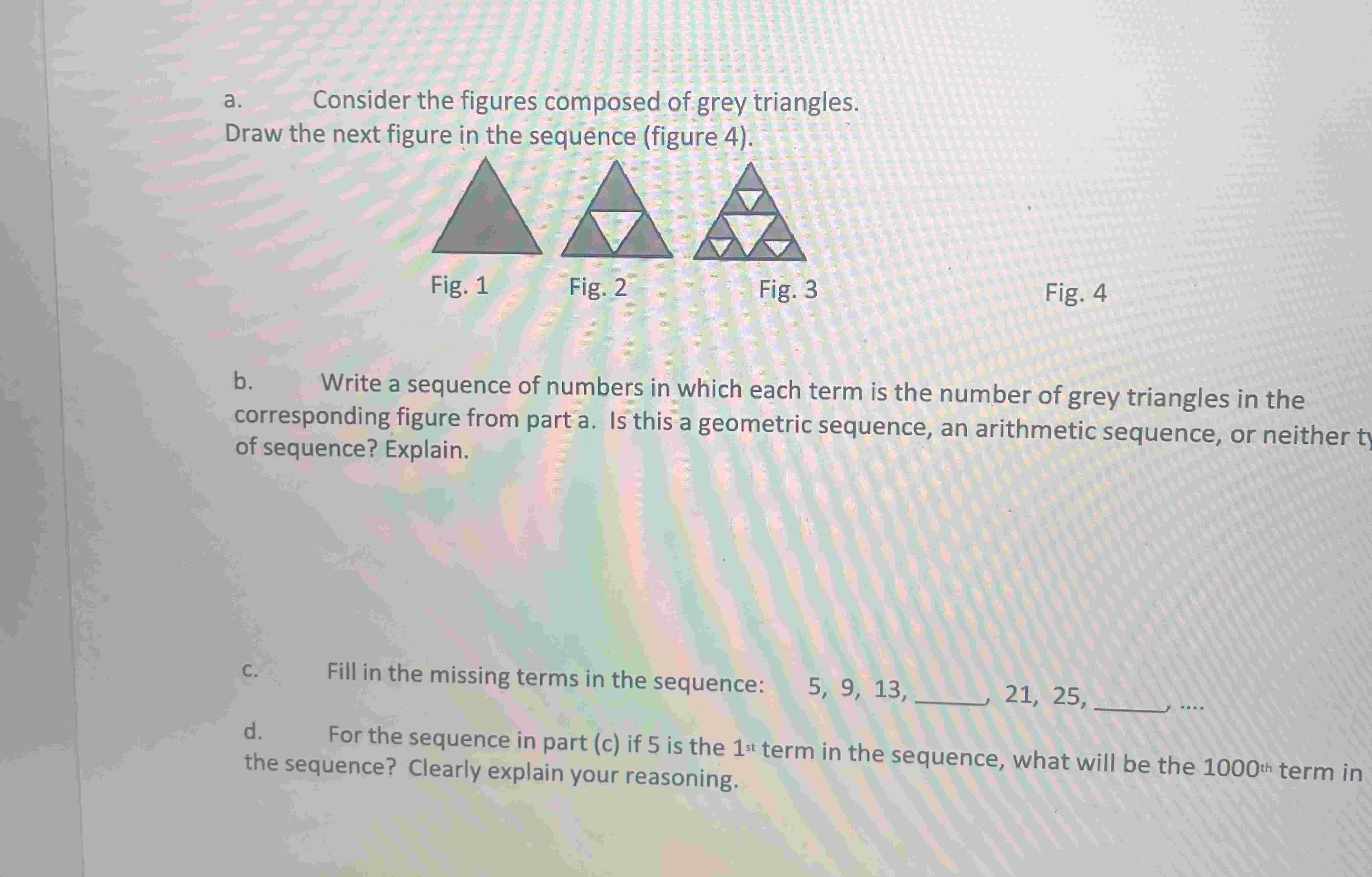Consider the following student mistake: 3/4+2/3 = 5/7 | Chegg.com