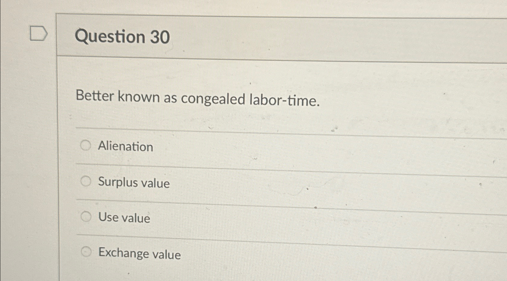 Solved Question 30Better known as congealed | Chegg.com