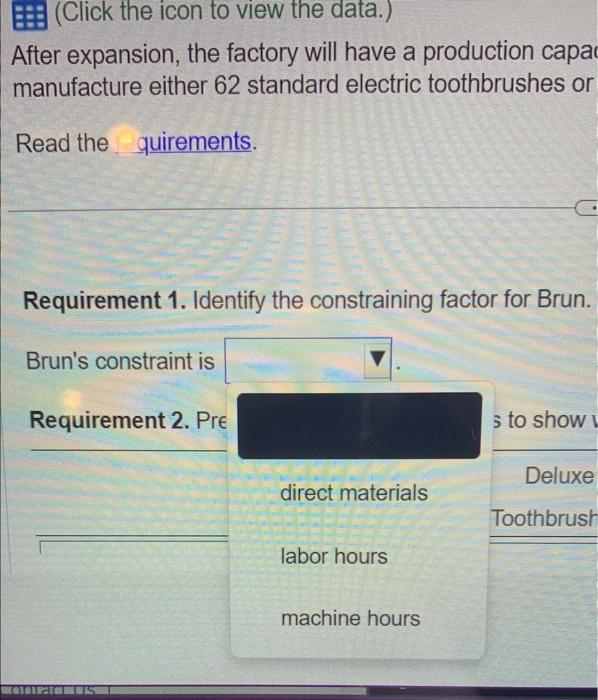 Solved Brun, located in Port St. Luc. Florida, produces two | Chegg.com