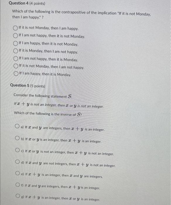 Solved please answer all and leave step by step explaining | Chegg.com