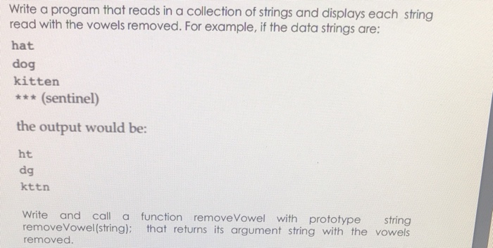 Solved in c++ please, please do the whole program. please | Chegg.com