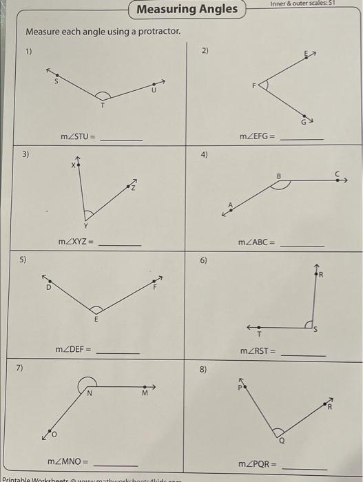Solved Inner & outer scales: S2 Measuring Angles Measure | Chegg.com