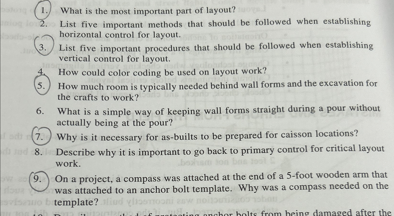 Solved What is the most important part of layout?List five | Chegg.com