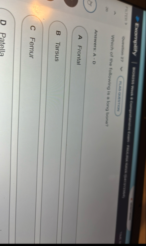 Solved Ouestion 27Which of the following is a long | Chegg.com