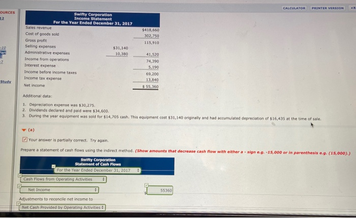 Solved Problem 12-7A (Part Level Submission) Presented below | Chegg.com
