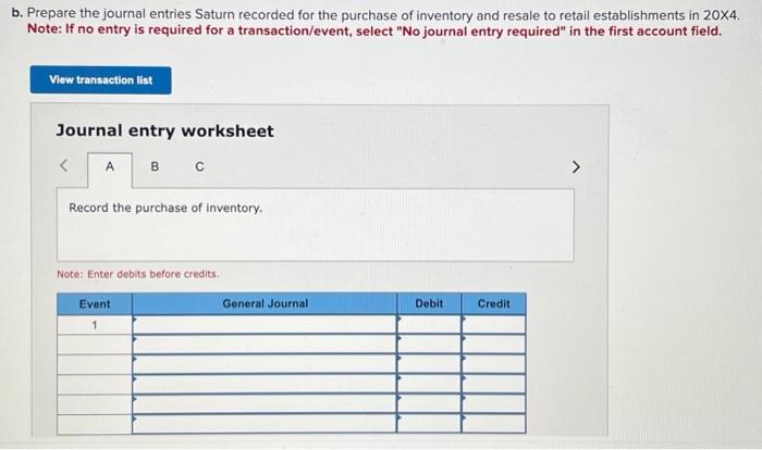 Solved c. Prepare the worksheet consolidation entry(ies) | Chegg.com