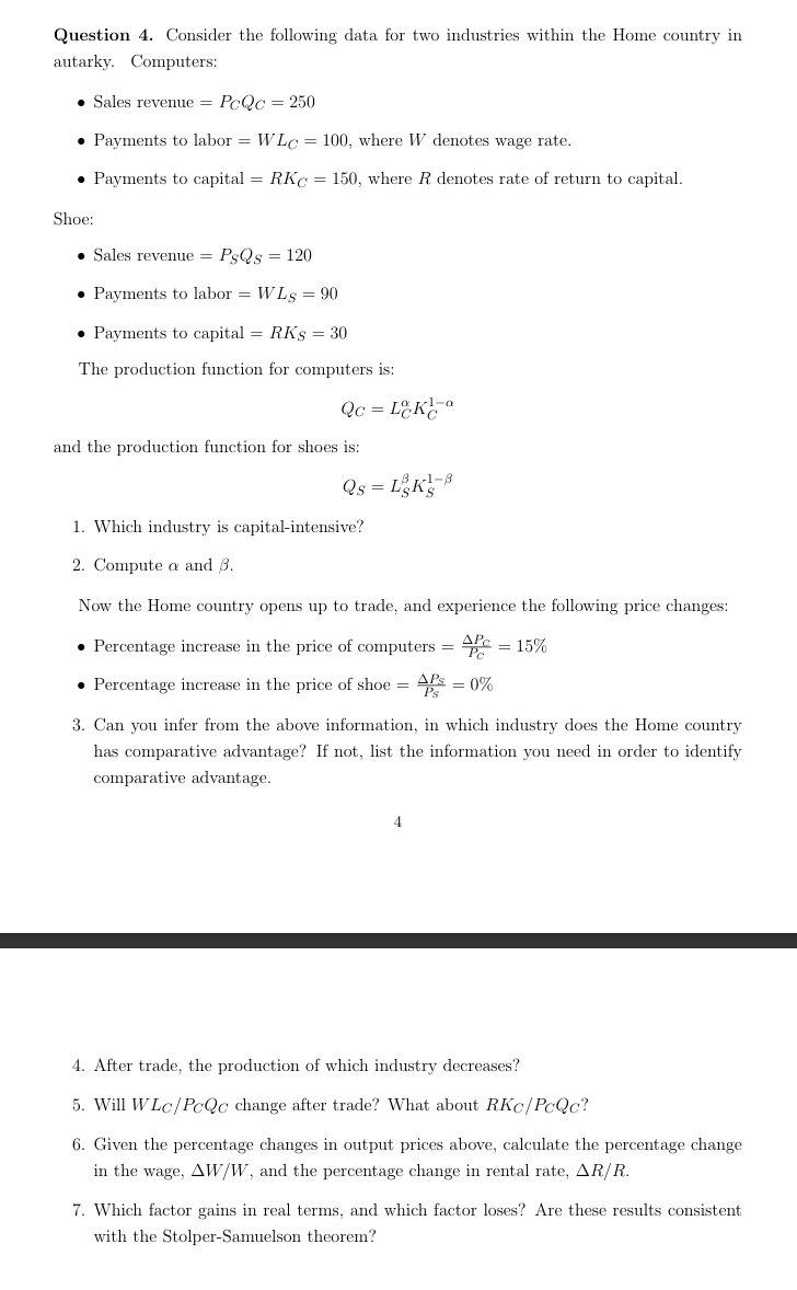Solved Consider the following data for two industries within | Chegg.com