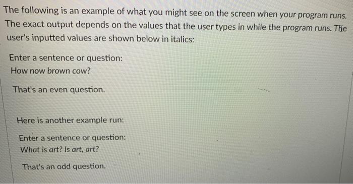 Solved Create a new JAVA class called SentenceProcessor for | Chegg.com
