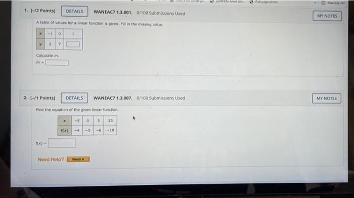 Solved TA harge 1. [-12 Points DETAILS WANEAC7 1.3.001. | Chegg.com