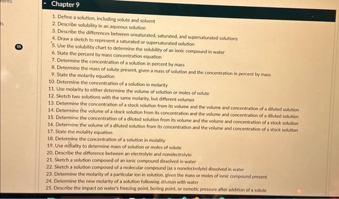 Solved 1. Define a solution, including solute and solvent. | Chegg.com
