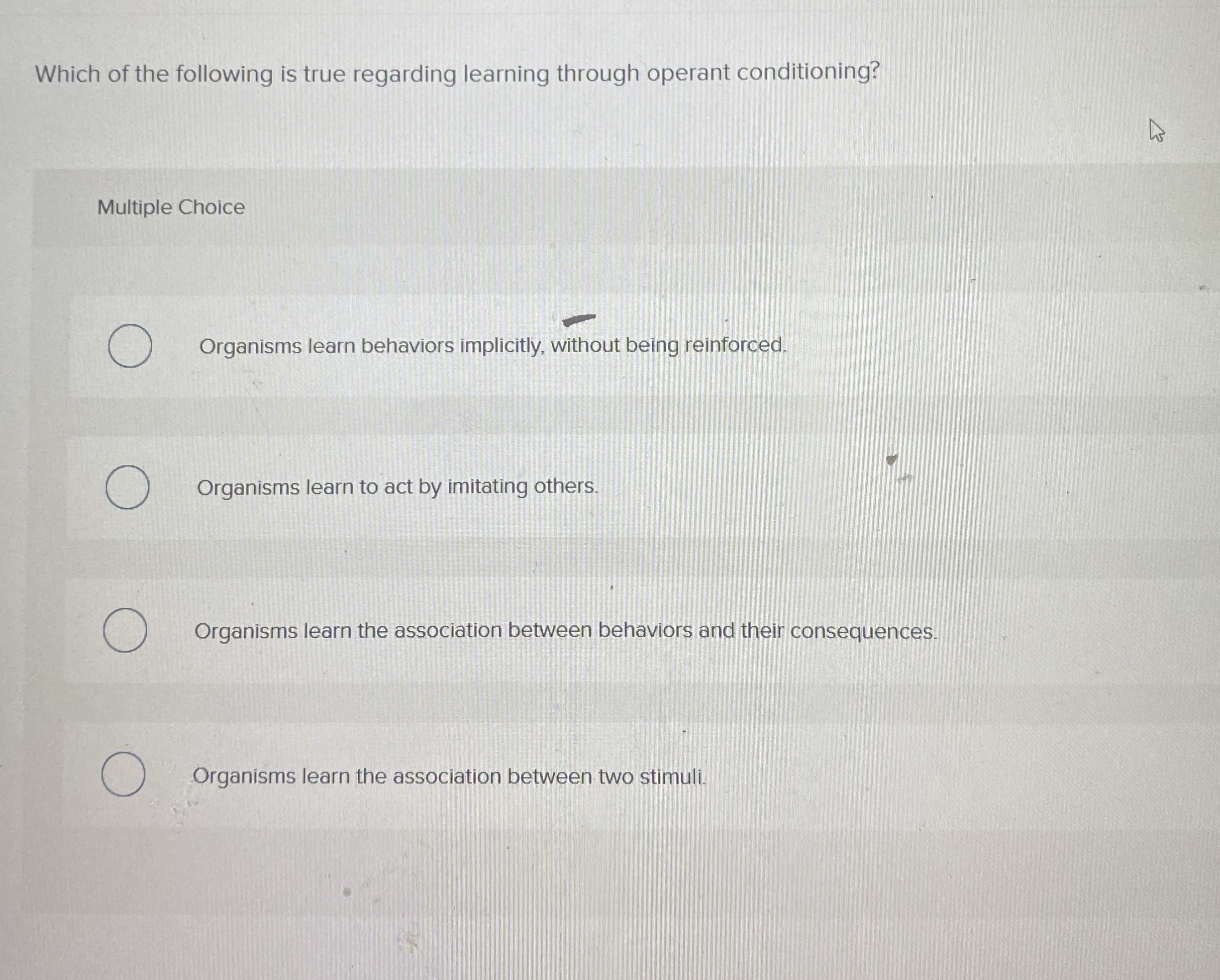 Solved Which of the following is true regarding learning | Chegg.com