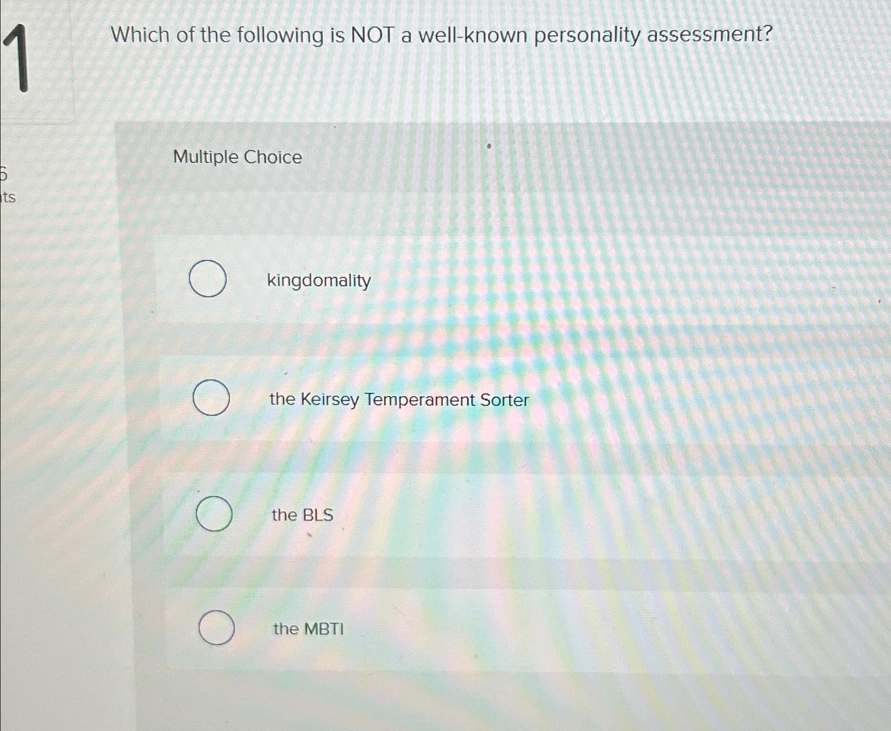 Solved Which of the following is NOT a well-known | Chegg.com