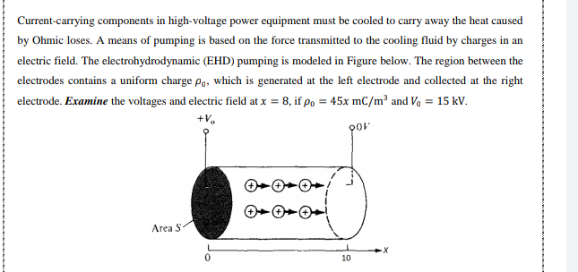 Solved Current-carrying components in high-voltage power | Chegg.com
