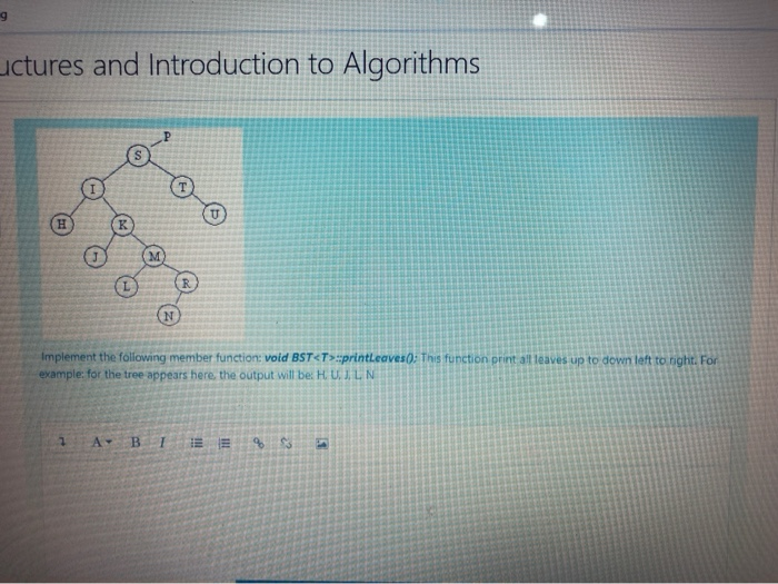 Solved 9 Uctures And Introduction To Algorithms P н K M R N