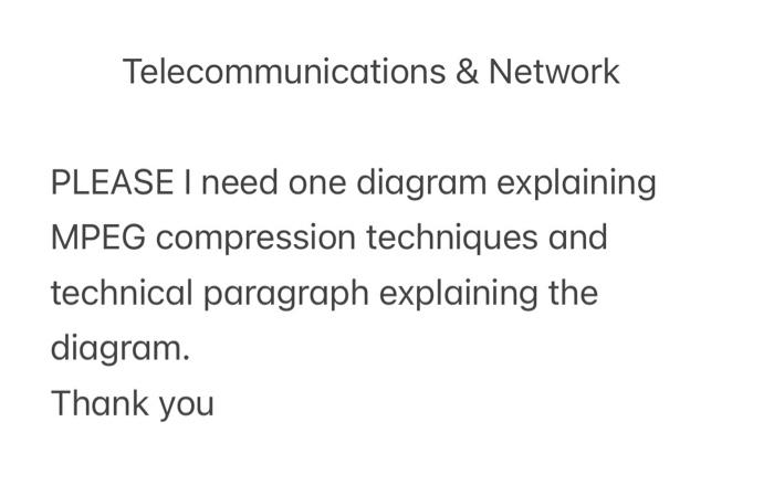 Solved Telecommunications & Network PLEASE I need one | Chegg.com