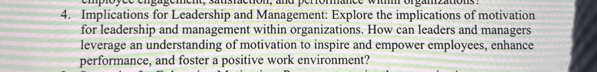 Solved Implications for Leadership and Management: Explore | Chegg.com