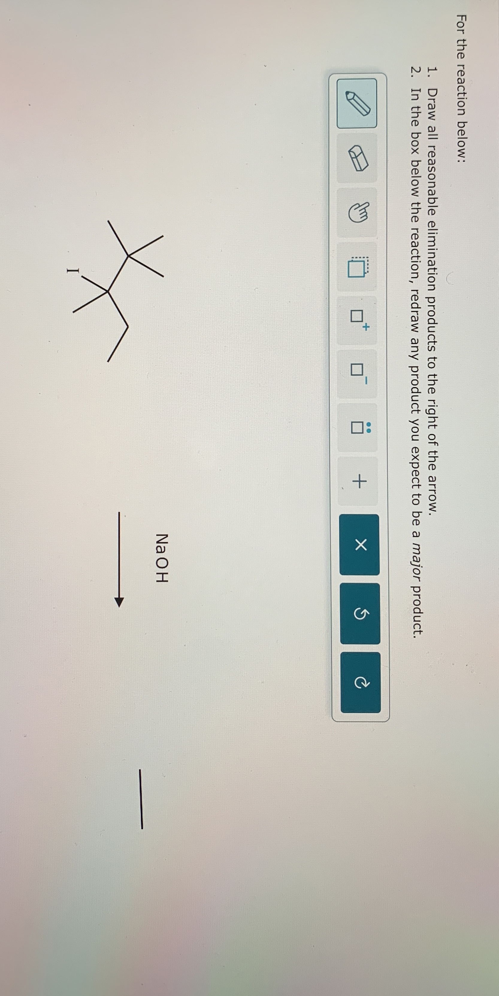 Solved For the reaction below:Draw all reasonable | Chegg.com