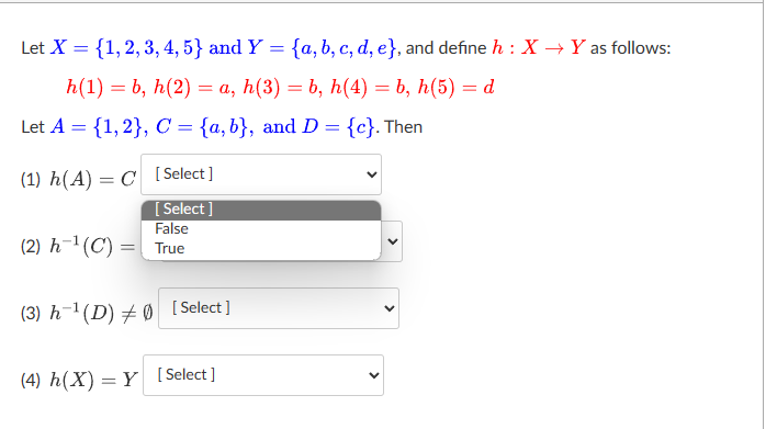 Let x={1,2,3,4,5} ﻿and Y={a,b,c,d,e}, ﻿and define | Chegg.com