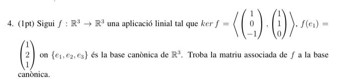 Solved Let f: R3 -> R3 be a linear mapping with ker | Chegg.com