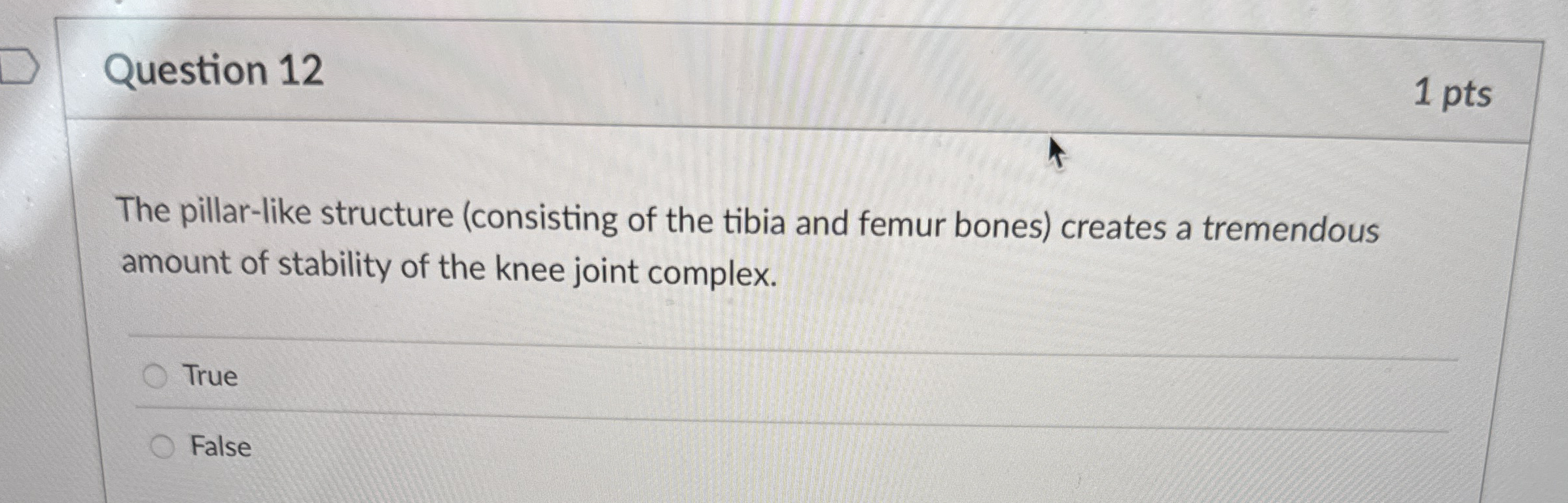 Solved Question 121 ﻿ptsThe pillar-like structure | Chegg.com