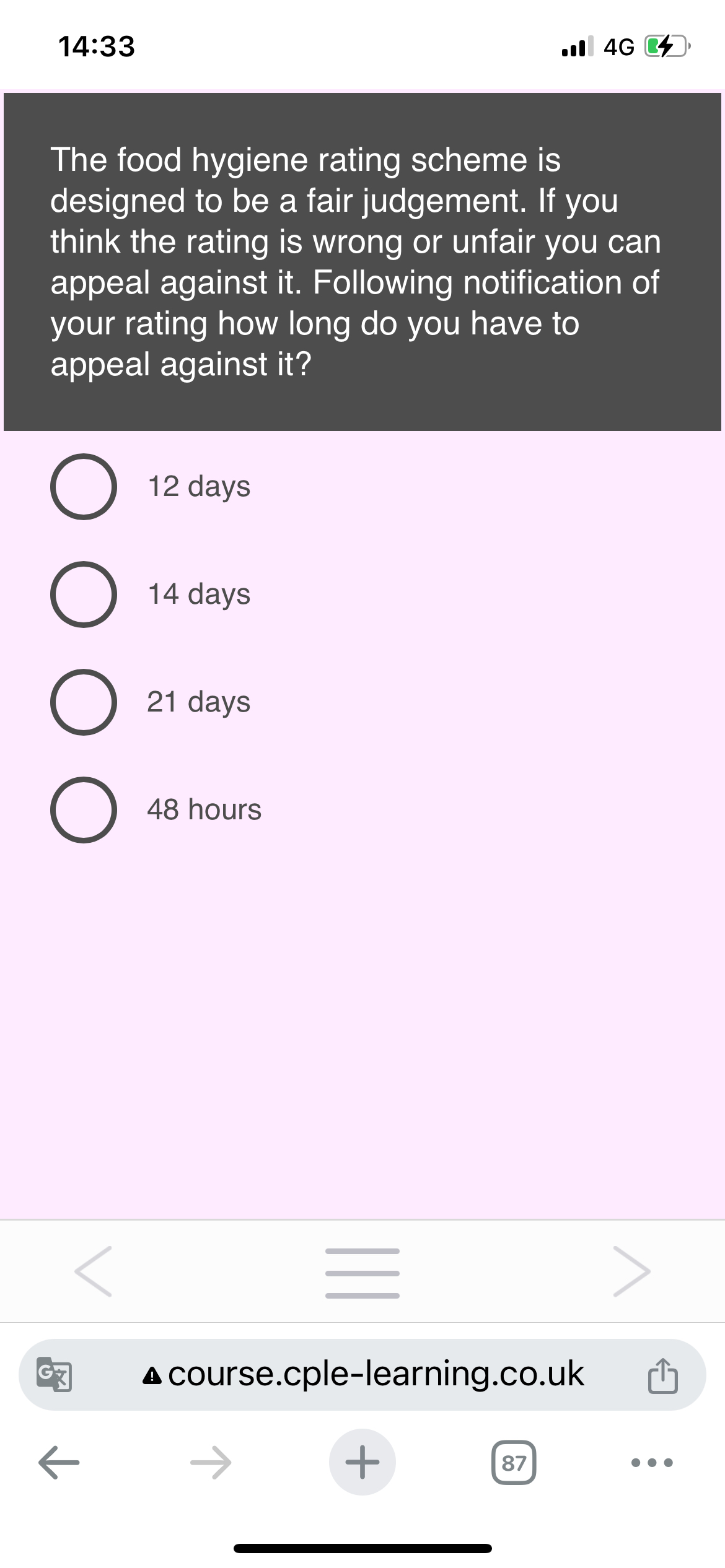 Solved The food hygiene rating scheme isdesigned to be a | Chegg.com