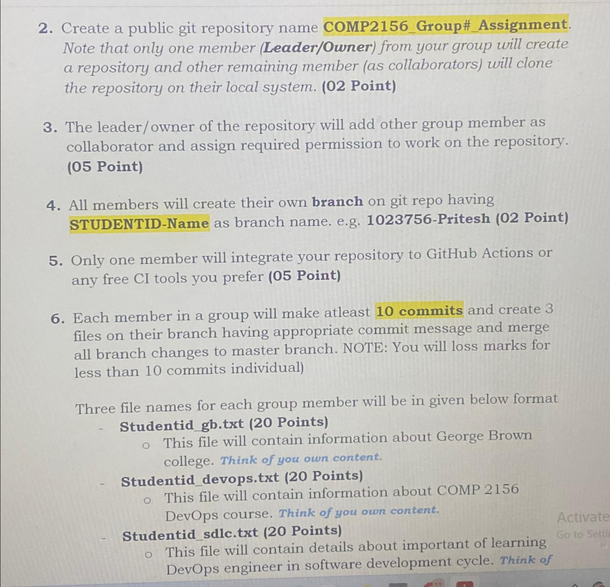 Solved Create a public git repository name | Chegg.com