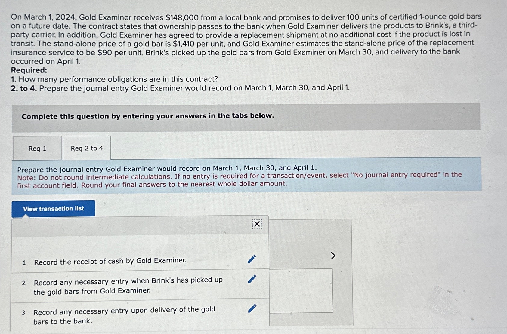 Solved Exercise 6-5 (Algo) ﻿Performance obligations | Chegg.com