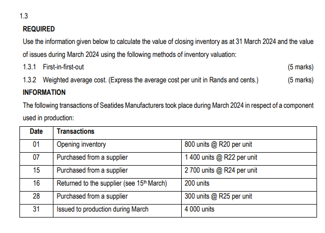 Solved REQUIREDUse the information given below to calculate | Chegg.com