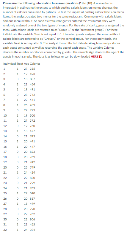 Solved Using the information provided please answer all | Chegg.com