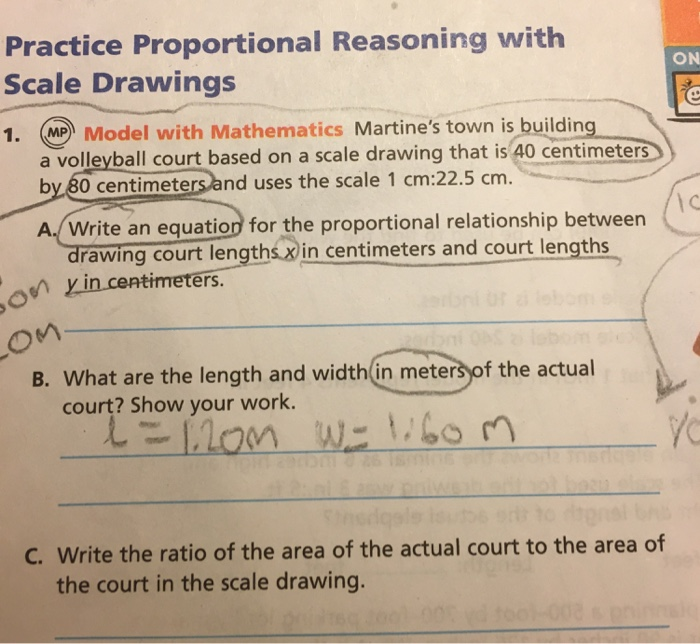 Solved Practice Proportional Reasoning with Scale Drawings | Chegg.com