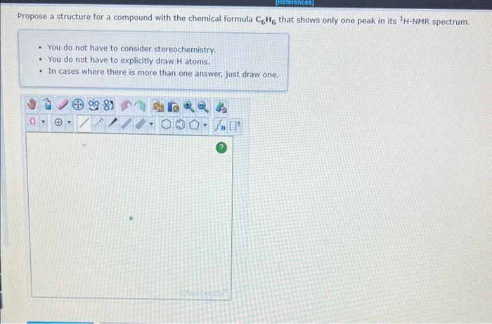 Solved Propose a structure for a compound with the chemical | Chegg.com