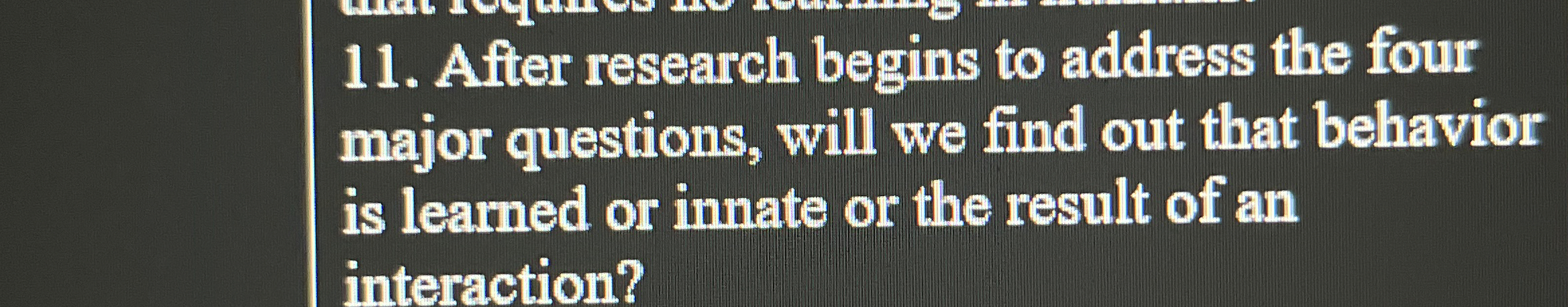 Solved After research begins to address the fourmajor | Chegg.com