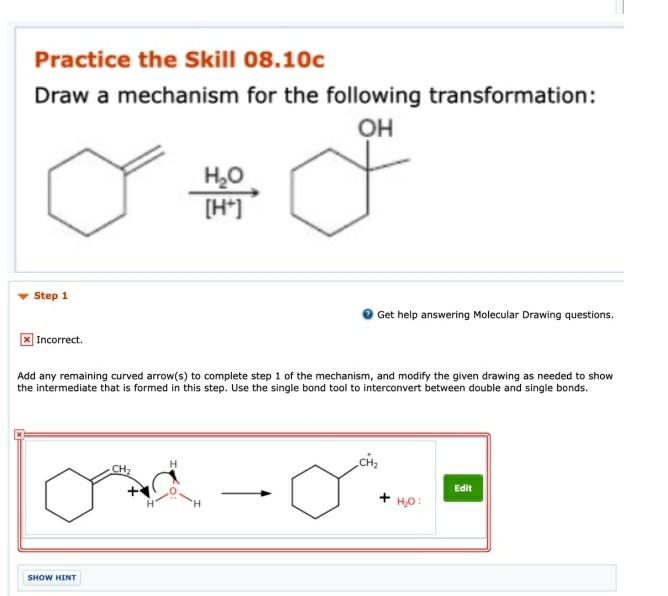 Solved Add any remaining curved arrow(s) to complete step 1 | Chegg.com Solved Add any remaining curved arrow(s) to complete step 1 | Chegg.com