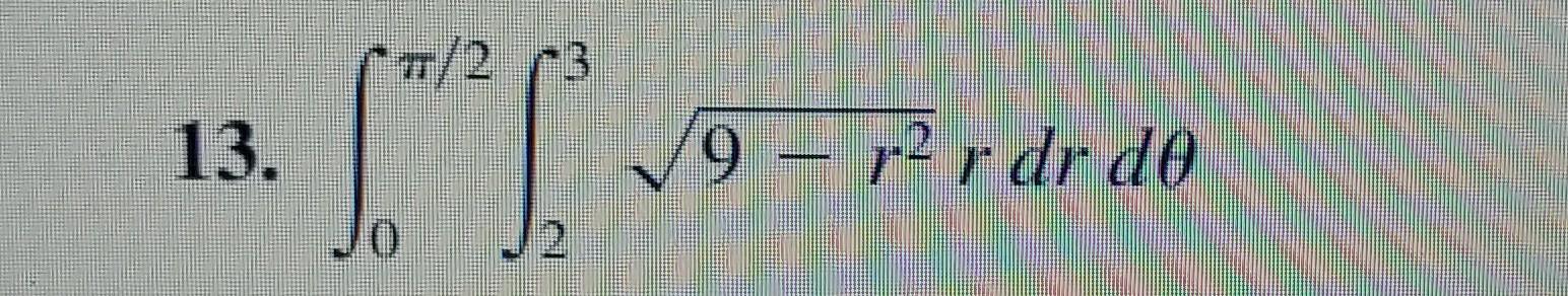 Solved Evaluating a Double Integral In Exercises 9-16, | Chegg.com