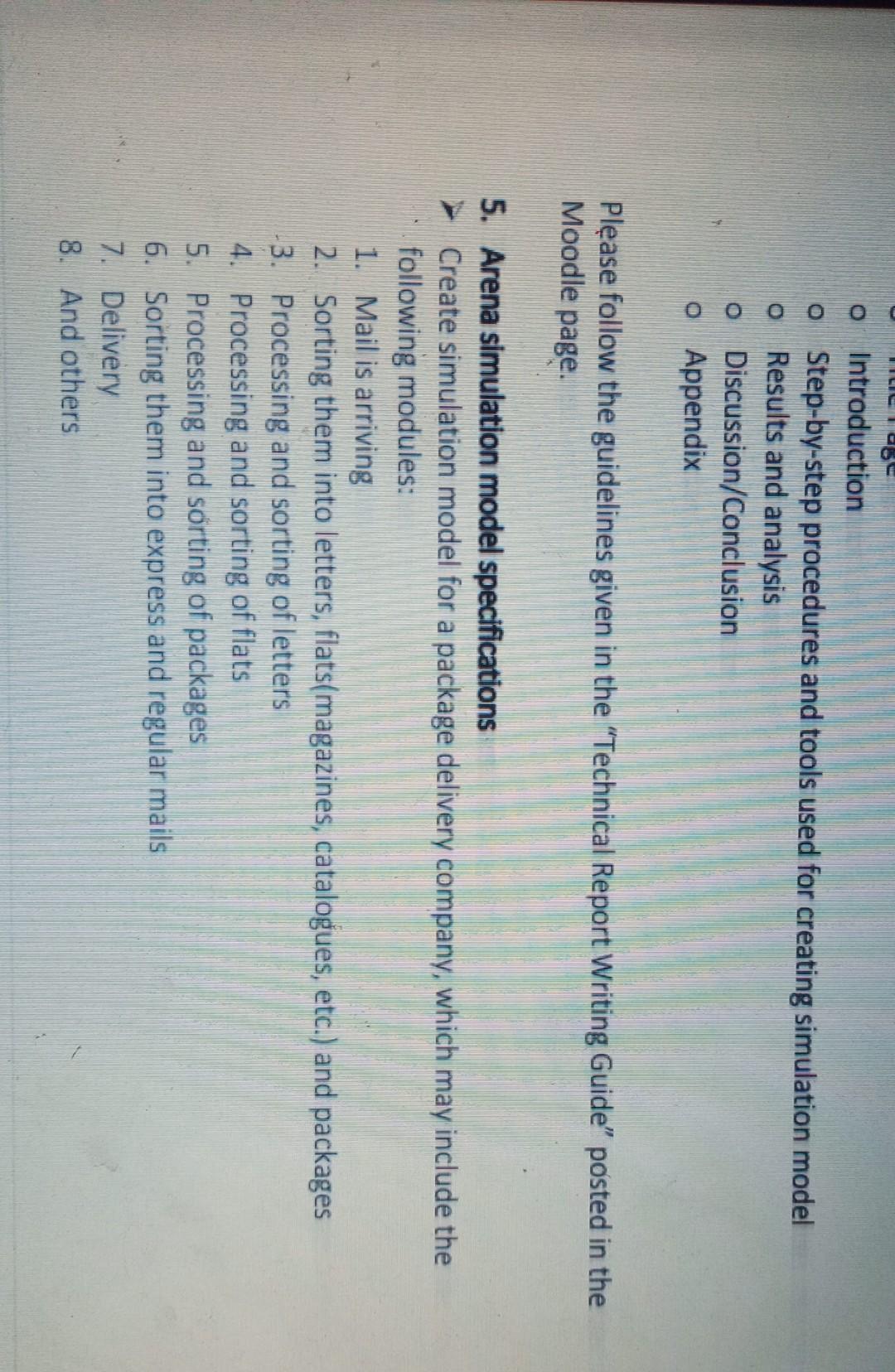1. INTRODUCTION Arena discrete event simulation | Chegg.com
