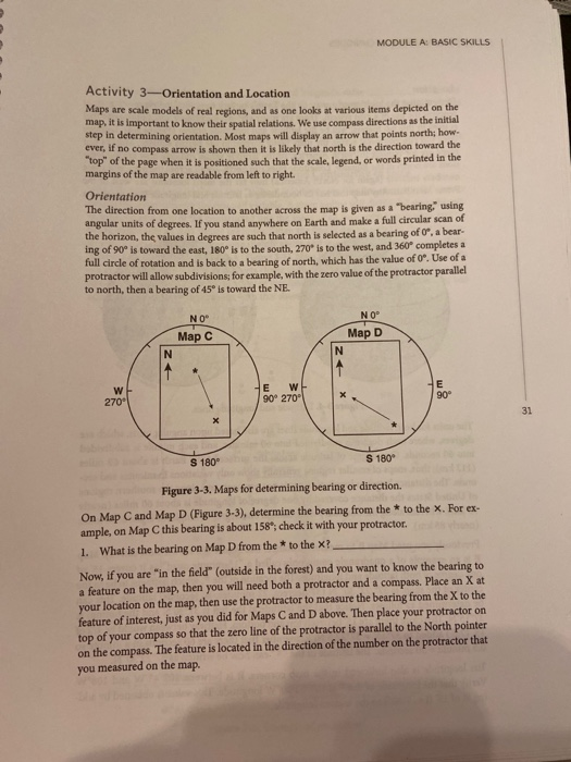 Solved MODULE A: BASIC SKILLS Activity 3-Orientation and | Chegg.com