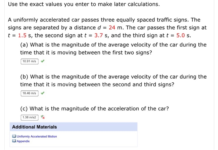 Solved Use the exact values you enter to make later | Chegg.com