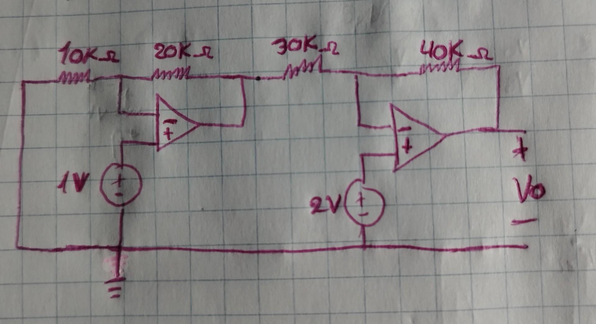 Solved In The Following Operational Amplifier Circuit