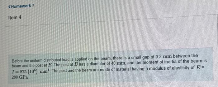 Solved Before the uniform distributed load is applied on the | Chegg.com