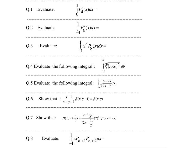 mathematical methods | Chegg.com