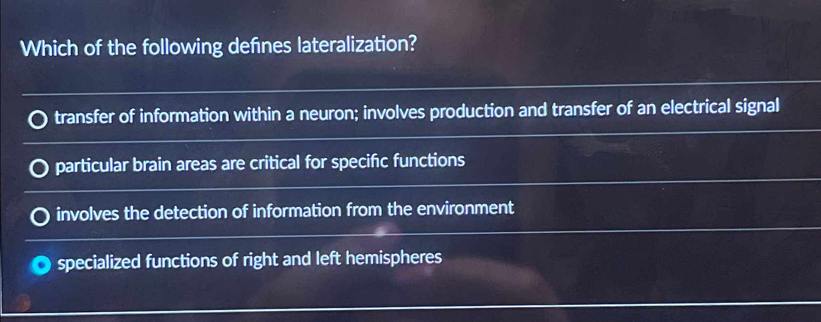 Solved Which of the following defines | Chegg.com
