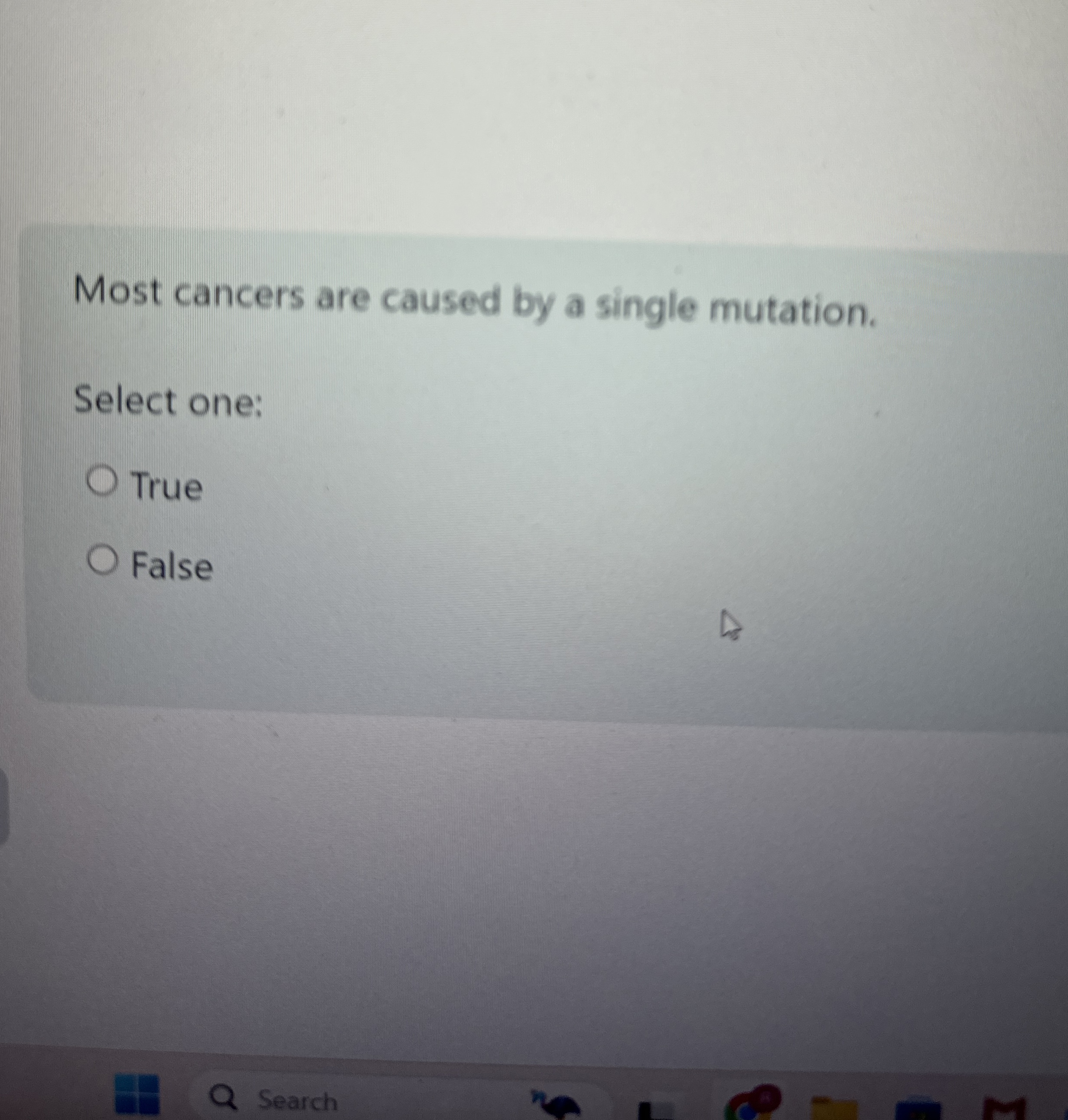 Solved Most cancers are caused by a single mutation.Select | Chegg.com