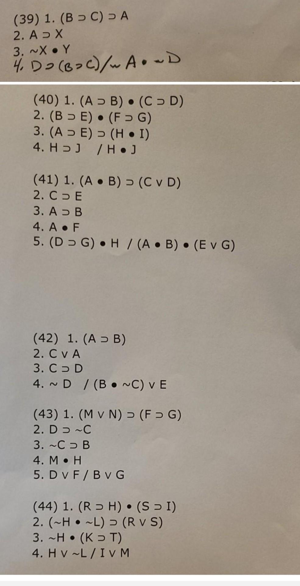Solved 8 Rules of Implication Homework Exercise 3 This | Chegg.com