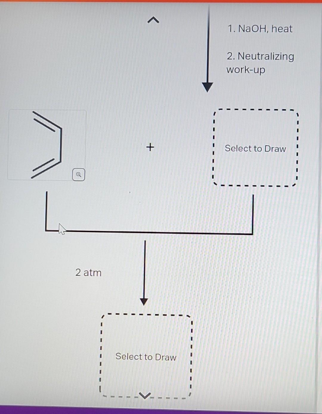 Solved Draw the missing organic structures or select the | Chegg.com